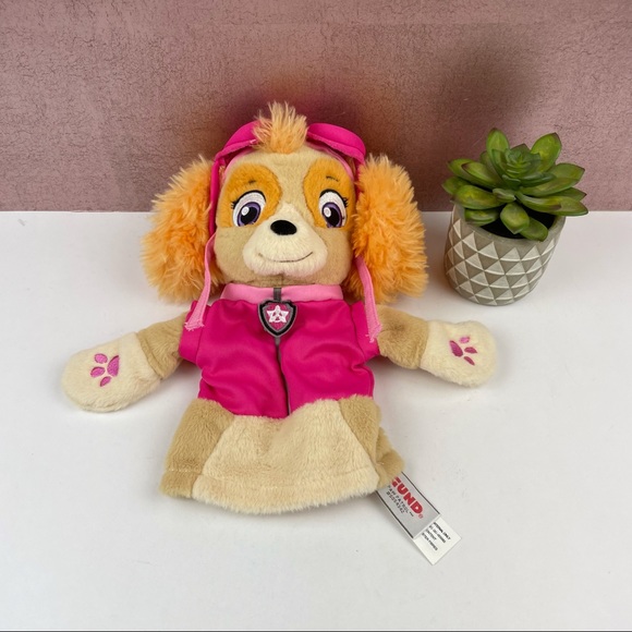 Gund | Toys | Gund Paw Patrol Skye Pink Brown Hand Puppet Stuffed ...